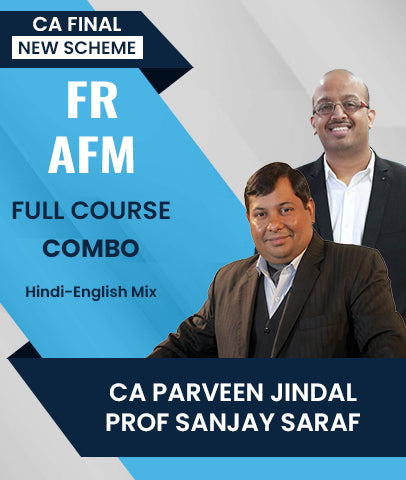 CA Final FR and AFM Combo By CA Parveen Jindal and Prof Sanjay Saraf