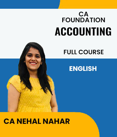CA Foundation Accounting Full Course In English | CA Nehal Nahar