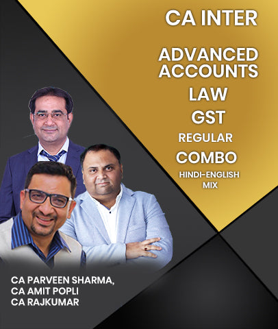 CA Inter Adv Acc Law GST Combo By Parveen Sharma Classes