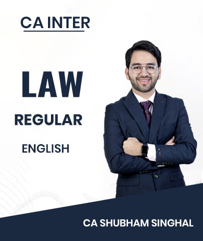 CA Inter Law Regular Exam Oriented Batch English By CA Shubham Singhal