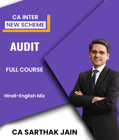 CA Inter Audit Full Course By CA Sarthak Jain