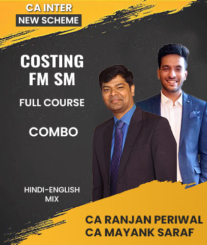 CA Inter Costing and FM SM Combo By Ranjan Periwal Classes