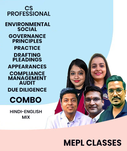 CS Professional ESG Drafting And Audit Combo By MEPL Classes