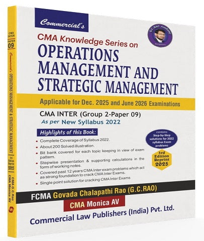 CMA Inter OM SM Knowledge Series | G C Rao