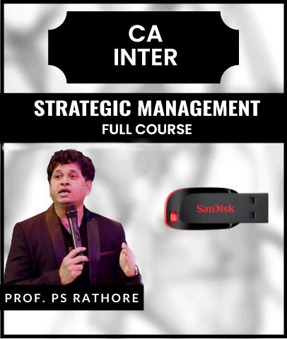 CA Inter Strategic Management Full Course Video Lectures by Dr. PS Rat