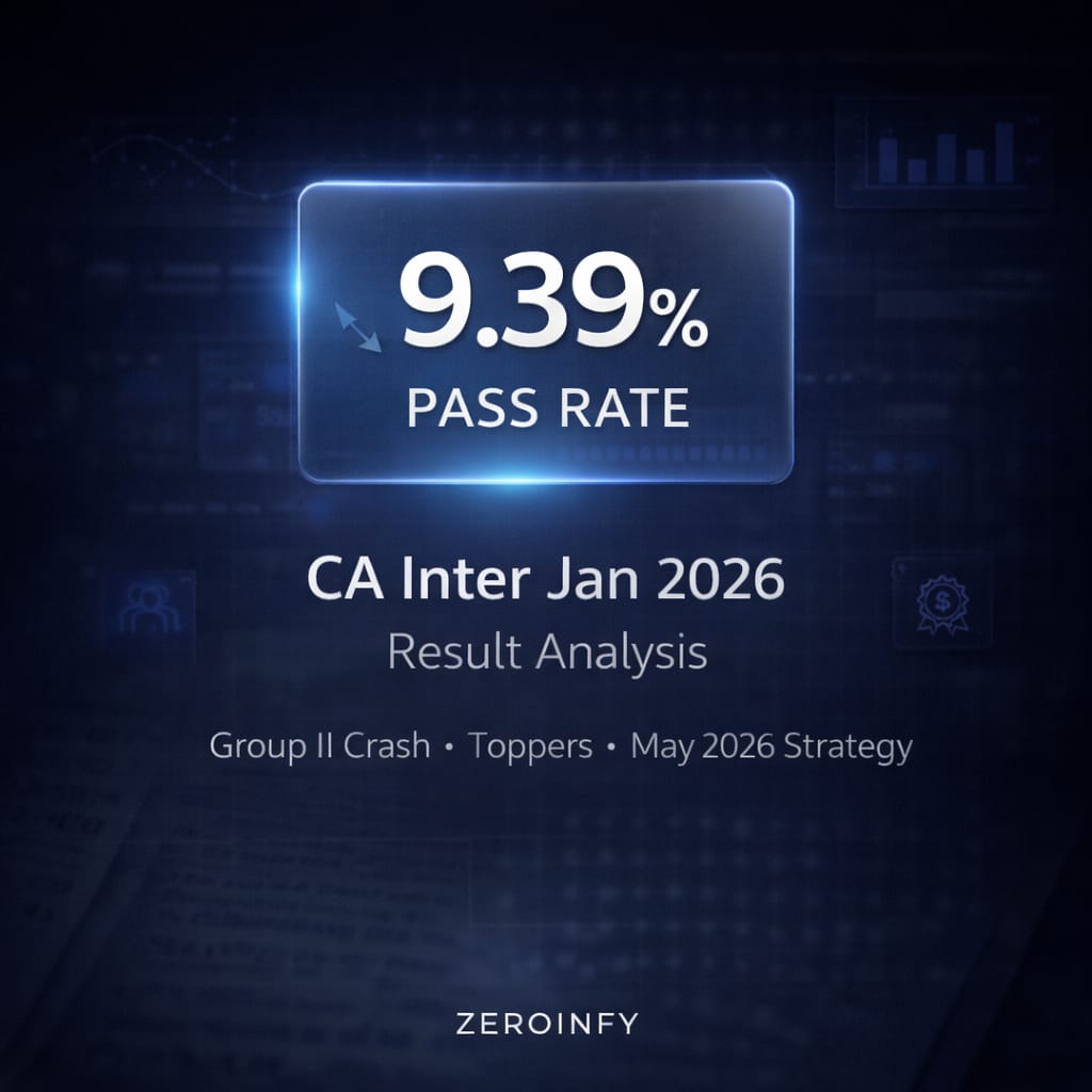 CA Inter Jan 2026 Result Analysis: Pass %, Toppers & Trend