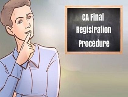 CA Final Registration Procedure