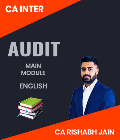 CA Inter Audit Main Module (Maestro Book) | CA Rishabh Jain