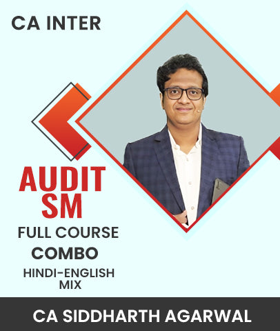 CA Inter Audit and SM Full Course Combo | CA Siddharth Agarwal
