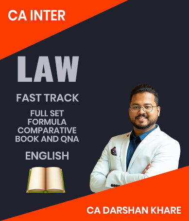 CA Inter Law Fast Track Full Set Book and QnA By CA Darshan Khare