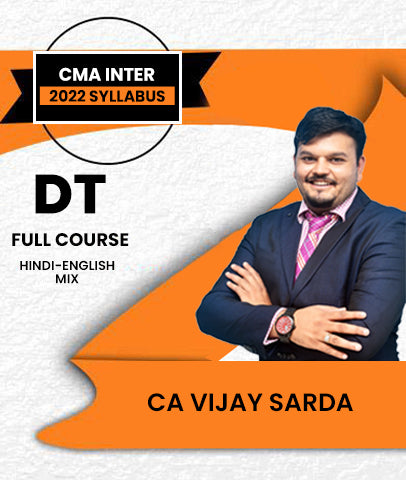 CMA Inter 2022 Syllabus Direct Tax Full Course By CA Vijay Sarda