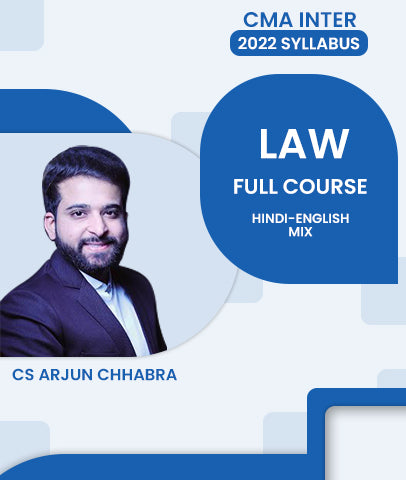 CMA Inter 2022 Syllabus Law Full Course by CS Arjun Chhabra | Zeroinfy