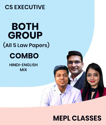 CS Executive Both Group All 5 Law Papers Combo | MEPL Classes
