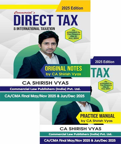 CA Final DT Practice Manual Original Notes Combo By CA Shirish Vyas
