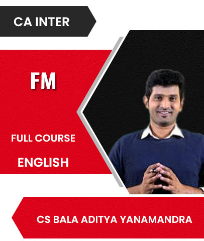 CA Inter Financial Management Full Course | English By CS Bala Aditya